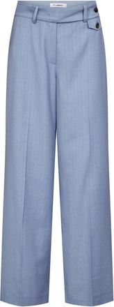 Co'Couture Femme, Pantalons, Bleu, Taille: 38 FR Kianacc Pin Pleat LL Pant