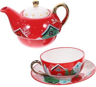 Cabilock Einzigartige Weihnachten Tasse Set Keramik Wasser Tasse Weihnachten Themed Kaffee Becher f&uuml;r Urlaub