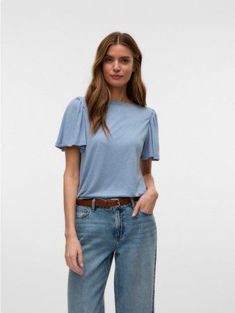 Vero Moda Kurzarmshirt VMPALOMA ONELLA SS BOATNECK TOP VMA NOOS
