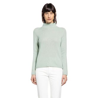 Max Mara Wool Cashmere Polo Neck Sweater