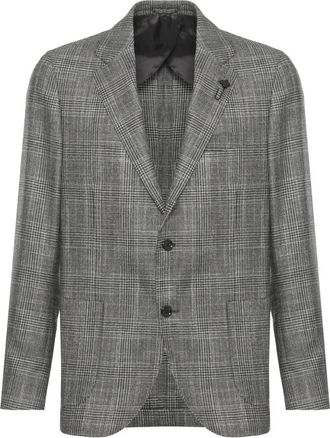 Lardini Prince of Wales Jacke - - Jackets - Herren - Grau - XL
