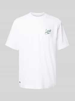 Lacoste Regular Fit T-Shirt aus reiner Baumwolle