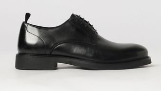 Manuel Ritz Derby-Schuhe aus glattem Kalbsleder mit hinterer Zuglasche