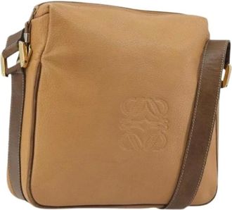 Loewe Sac bandouli&egrave;re en cuir pr&eacute;-poss&eacute;d&eacute; - Femme - Pre-owned - Beige - Taille: ONE Size