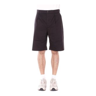 Alpha Studio Homme, Shorts, Noir, Taille: XL Bermudas Techniques en Coton