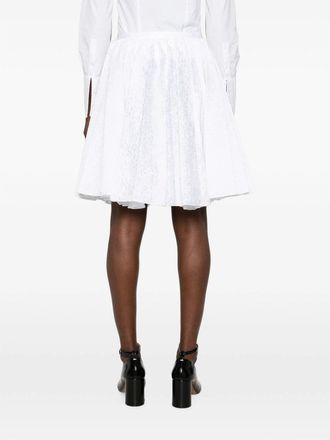 Shushu/Tong Pleated Cotton Skirt - White
