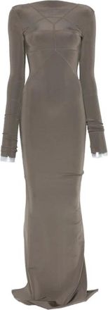 Rick Owens Femme, Robes, Gris, Taille: 36 FR Long Sleeve Gown