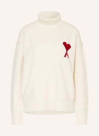 Ami Ami Paris Rollkragenpullover weiss
