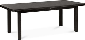 Konsimo Esstisch Esszimmertisch Küchentisch rechteckig cospe, Dunkelbraun, Furnier, Modern, 200/300x76,5x100 cm - Konsimo