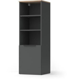 Vicco Armoire universelle Wido, Anthracite/Sonoma, 40.2x120cm avec une porte, Vicco
