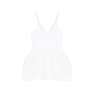 Shushu/Tong Lace Bow Mini Dress
