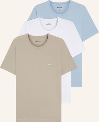 HUGO BOSS Unterw&auml;sche Top Tshirtrn 3p Classic Regular Fit grau