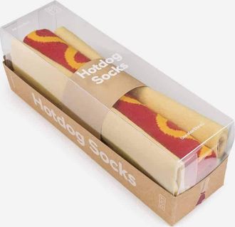 doiy Hot Dog Kniestrümpfe, Braun und Rot