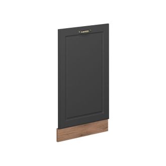Vicco Fa&ccedil;ade de lave-vaisselle Fame-Line, Anthrazit-Gold Landhaus, 45cm sans pt Vicco