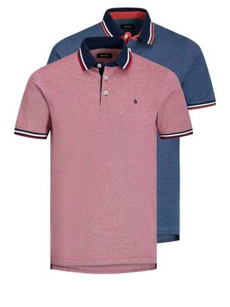 Jack & Jones Poloshirt JJEPAULOS (1-tlg) aus 100% Baumwolle