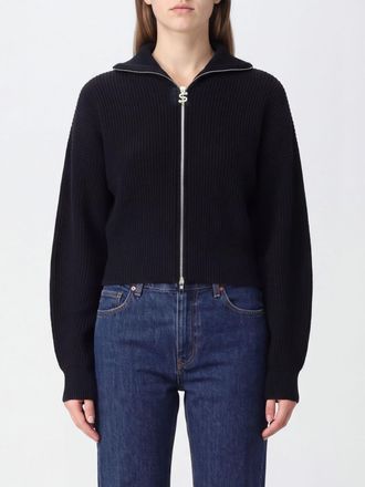 Sportmax Kapuzen-Cardigan von aus Woll-Kaschmir-Mischung mit Rei&szlig;verschluss
