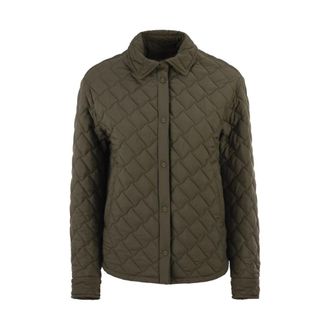 Herno Gesteppte Hemdjacke mit Knopfverschluss - - Jackets - Damen - Gr&uuml;n - M