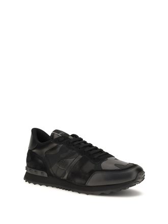Valentino Garavani Mens Rockrunner Camouflage Sneakers Nero-Nero-Nero-Nero-Nero-Nero Nero/nero/nero/nero-nero-nero