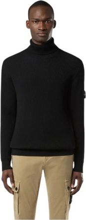 Stone Island Homme, Pulls, Noir, Taille: L Col roul&eacute;s