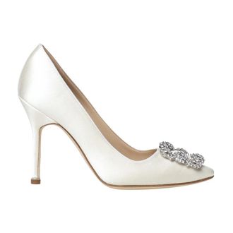Manolo Blahnik Femme, Chaussures, Beige, Taille: 37 EU Escarpins
