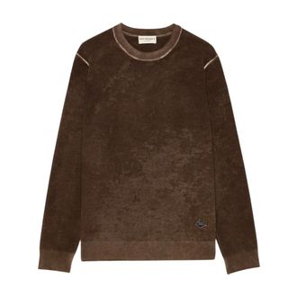 Roy Rogers Pullover mit Rundhalsausschnitt - - Sweatshirts & Hoodies - Herren - Braun - L