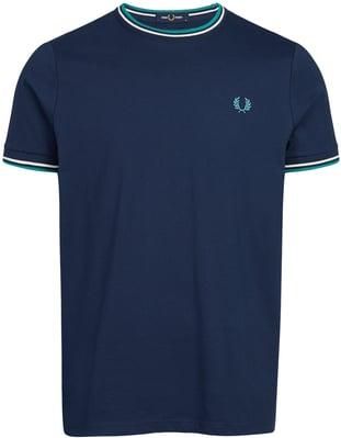 Fred Perry T-shirt uni &agrave; col rond en coton