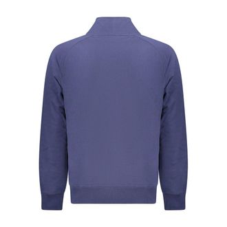 Timberland Half-Zip Cotton Sweatshirt - Blue