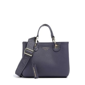 Emporio Armani Petit sac cabas avec imprim&eacute; cerf MyEA Mauve-Myrtille
