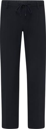 Alberto Bundfaltenhose Barista in Flanell-Qualit&auml;t mit Kordelzug, Tapered Fit in