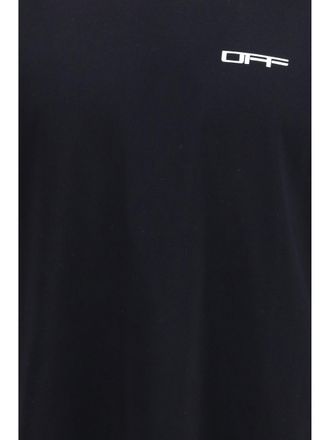 Off-white Mens T-Shirt Archigeography Arrow Black Cotton T-Shirts And Polos