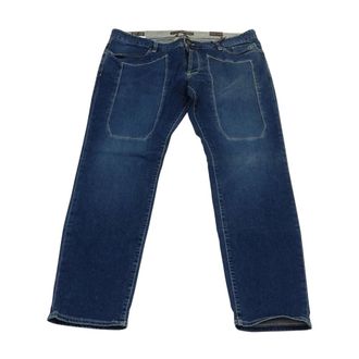 Jeckerson Vintage Patch Herren Slim Fit Jeans - - Jeans - Herren - Blau - W40