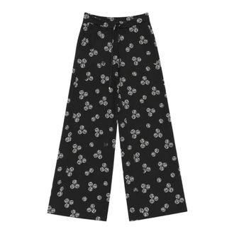 Max Mara Veliero Weite Hose - - Trousers - Damen - Schwarzk - S