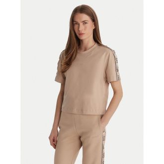 Guess T-Shirt V3RI08 I3Z14 Beige Relaxed Fit