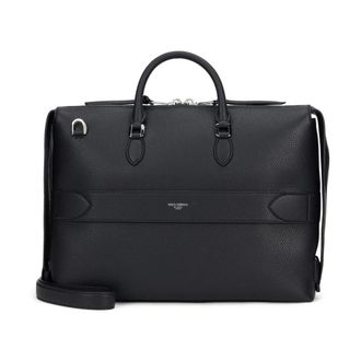 Dolce & Gabbana Sac de voyage en cuir grain&eacute; - Homme - Sacs - Noir - Taille: ONE Size