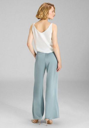 Swing T-Shirt - Top aus Satinchiffon