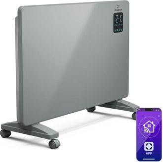 Klarstein Klarstein Bansin Smart Konvektor-Heizung, 1500 W, Wandmontage/Freistehend, App-Steuerung, Energieeffizient, &Uuml;berhitzungs- und Frostschutz