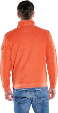 Engbers Sweatshirt Herren Sweatshirt Stehbund, Orange