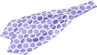 Allegra K Cravate Ascot pour homme à nouer soi-même et à pois, élégante pour un gentleman formel Violet clair Taille unique