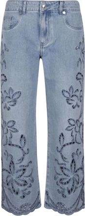 Ermanno Scervino Femme, Jeans, Bleu, Taille: 36 FR Jean 5 Poches