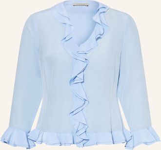 Lilienfels Lilienfels Seidenbluse blau