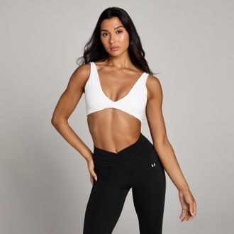 MyProtein Damen Tempo Sport-BH mit Twist-Vorderseite - Wei&szlig; - XXL