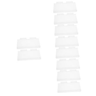 Cabilock 5 Sätze Schuhregal Wandregale Für Den Einzelhandel Slatwall-Regale Ausstellungsregal Leicht Schuhspanner Sneaker Schuh Wandregal Zubehör Für Lamellenw