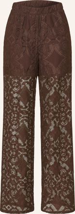 Y.A.S. Spitzenhose braun