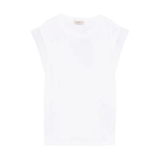 Twinset Femme, Tops, Blanc, Taille: 38 FR T-shirts et polos