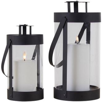 House Nordic House Nordic - Bondi Lampe Laterne Satz von 2 schwarz