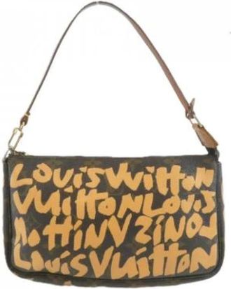 Louis Vuitton Pre-owned Monogram Graffiti Pochette - Femme - Pre-owned - Brun - Taille: ONE Size