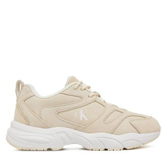 Calvin Klein Jeans Sneakers Calvin Klein Jeans Retro Tennis Low Mg Mix Media Wn YW0YW01639 &Eacute;cru