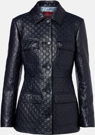Gucci Lederjacke GG