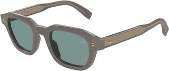 Dunhill unisex, Accessoires, Gris, Taille: 48 MM Lunettes de soleil en ac&eacute;tate Hobnail