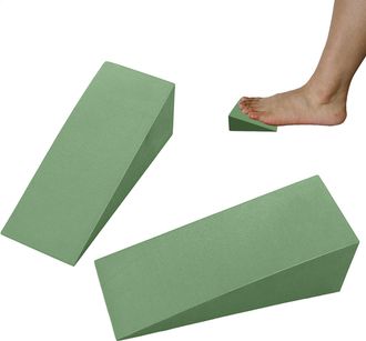 Generic Rückenstütze mit Knieschoner, Yoga-Keil, Keilblock für Kniebeugen, mit geneigtem Schaumbrett, geneigtes Schaumbrett, Keilblock für Sitzbank